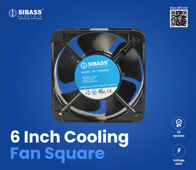 3.5 Inch Cooling Fan Square 12v - 24v
