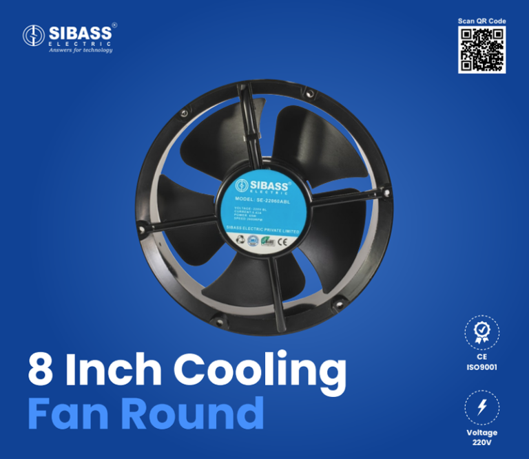 8 Inch Cooling Fan Square Round
